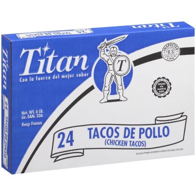 Titan Chicken Tacos - 24 ct. - Sam's Club