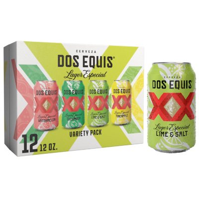 Dos Equis Lager Especial Variety Pack (12 fl. oz. can, 12 pk) - Sam's Club