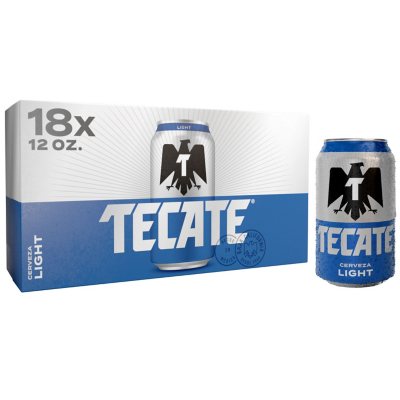 Tecate Light Beer (12 oz., 18 pk.) - Sam's Club