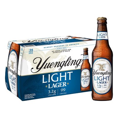 YUENGLING LIGHT 24 / 12 OZ BOTTLES - Sam's Club