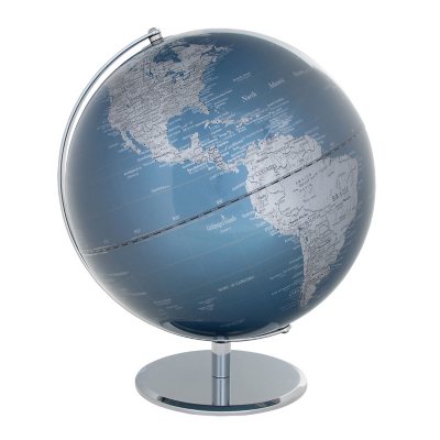 Advantus World Globe, 12 Inch Diameter with Stand, Blue School or ...