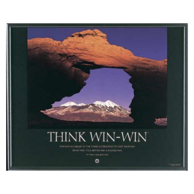 Think Win-Win - Framed - 24" x 30" - Sam's Club