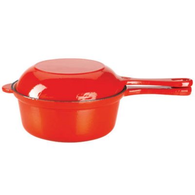 Cast Iron Saucepan - Red - 1.5 qt. - Sam's Club