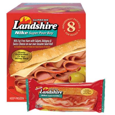 Poor Boy Super Nike - 8 /7.25 oz sandwiches - Sam's Club