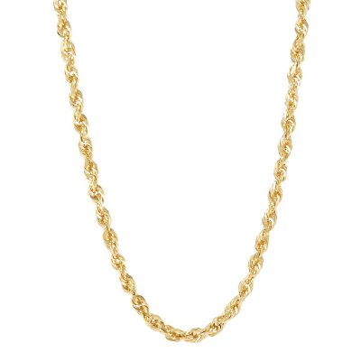 Rope Chain Necklace in 14K Gold - Sam's Club
