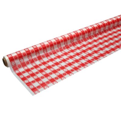 Red Gingham Banquet Rolls 40"x100' (4 pk.) - Sam's Club