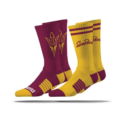 Arizona State Sundevils Adult 2-Pack Crew Socks - Sam's Club