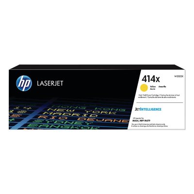 HP 414X  High-Yield Yellow Original LaserJet Toner Cartridge