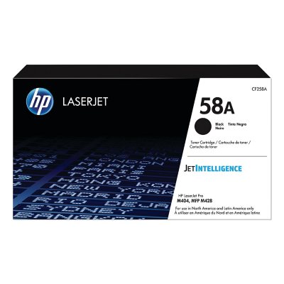 HP 58A  Black Original LaserJet Toner Cartridge