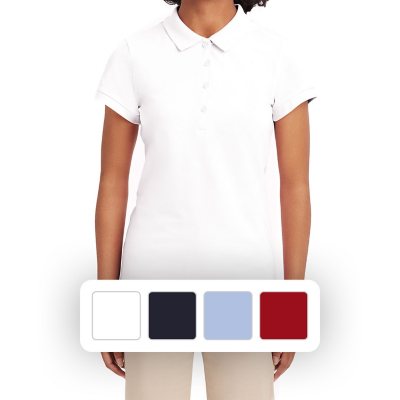 Nautica Juniors Uniform Short Sleeve Pique Polo - Sam's Club