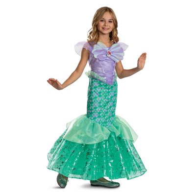Click here for Disney Ariel Kids Prestige Gown Costume:- S (4-6x) prices