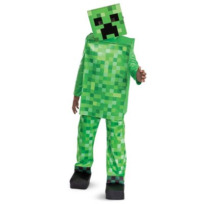 Click here for Minecraft Creeper Child Deluxe Costume:- M (8-10) prices