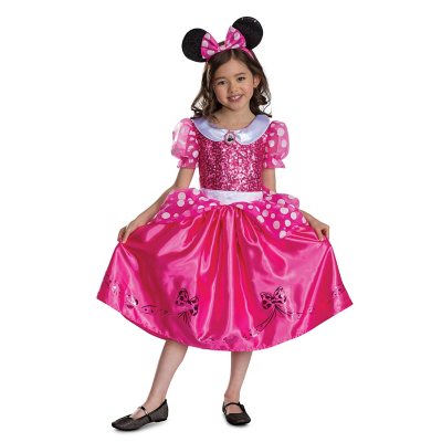 Click here for Disney Pink Minnie Kids Prestige Costume:- XS (3T-... prices