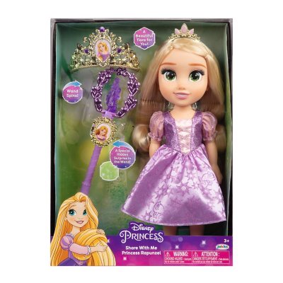 Disney Princess Share with Me Rapunzel Toddler Doll with Child-sized ...