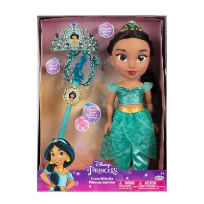 Disney Princess Share with Me Jasmine Toddler Doll with Child-sized ...
