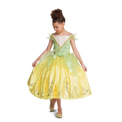 Click here for Disney Tiana Kids Prestige Gown Costume :- S (4-6x... prices