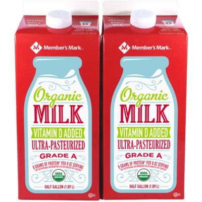 Member's Mark Organic Whole Milk (64 oz., 2 ct.) - Sam's Club