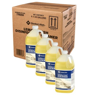 Member's Mark Commercial Lemon Fresh Disinfectant Cleaner, 1 gal ...