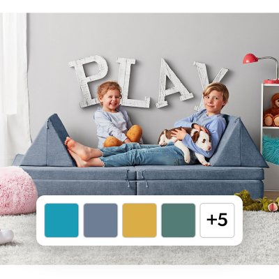 Click here for Members Mark Kids Explorer Sofa  Denim:- Denim prices