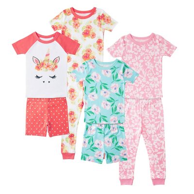 Member's Mark Girls' 8-Piece Cotton Pajama Set - Sam's Club