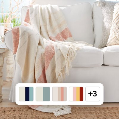 Click here for Members Mark Woven Cotton Throw with Tassel  60 x... prices