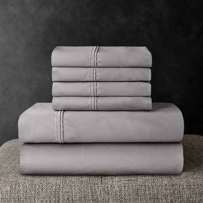 Click here for Members Mark 700TC Sheet Set:- Zinc  Split King prices