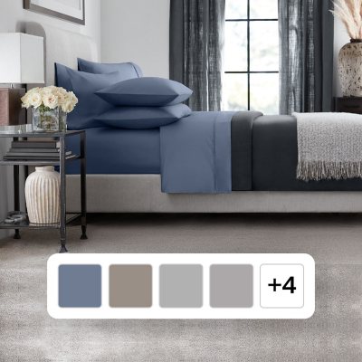 Click here for Members Mark 700TC Sheet Set:- Washed Indigo  Spli... prices