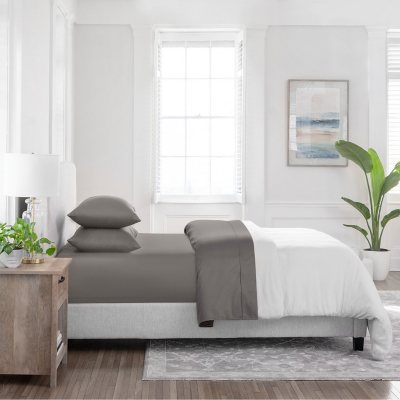 Click here for Members Mark 450-Thread-Count Sheet Set-Solid - Zi... prices