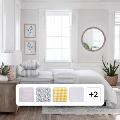 Click here for Members Mark 450-Thread-Count Printed Sheet Set -S... prices