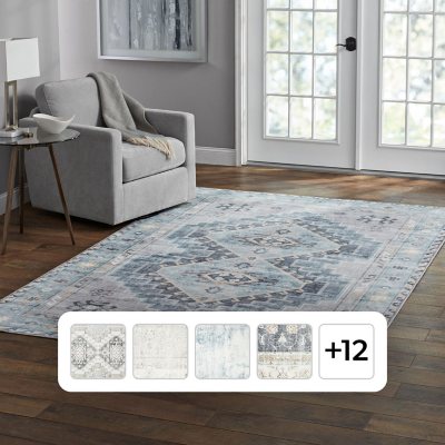 Member's Mark Everwash Washable Area Rug, 6'6"x 9'6", Assorted Colors ...