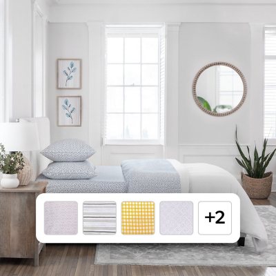 Click here for Members Mark 450-Thread-Count Hygro Dot Petals Kin... prices