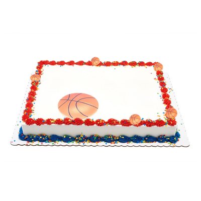 Basketball Half Sheet Cake - Sam's Club