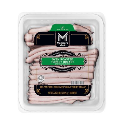 Member's Mark Oven Roasted Turkey Breast, Sliced 1 lb. 6 oz. - Sam's Club