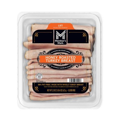 Member's Mark Honey Roasted Turkey Breast, Sliced, 1 lb. 6 oz. - Sam's Club