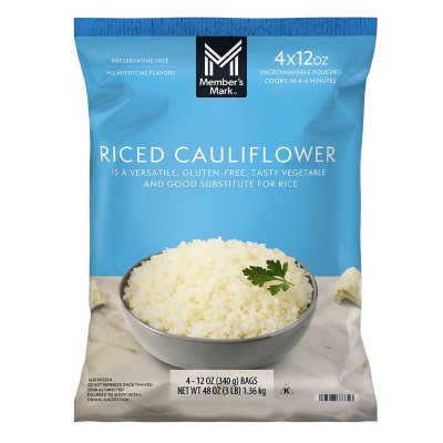 Member’s Mark Riced Cauliflower, Frozen, 12 oz., 4 pk. - Sam's Club