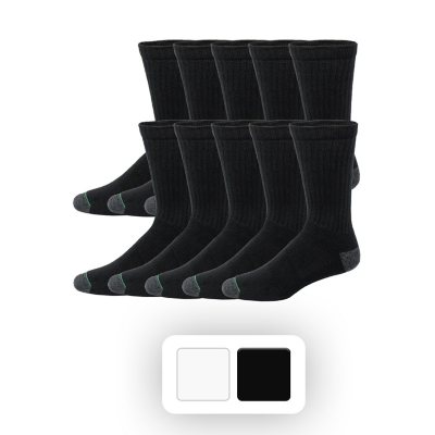 Member’s Mark 10-Pack Cotton Crew Sock - Sam's Club