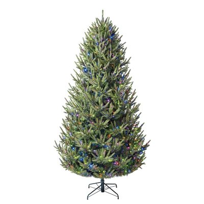 Sams Artificial Christmas Trees Christmas Tree With Lights In Tin Pot