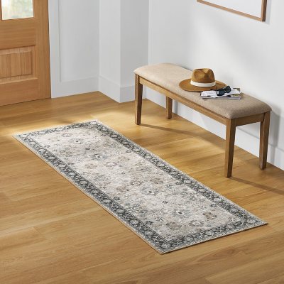 Click here for Members Mark Everwash Washable Accent Rug:- Gray prices