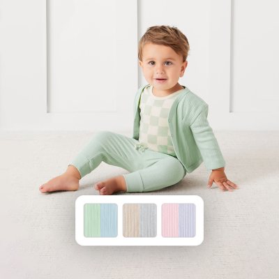 Click here for Members Mark Baby 2-Pack Organic Cotton Cardigan B... prices