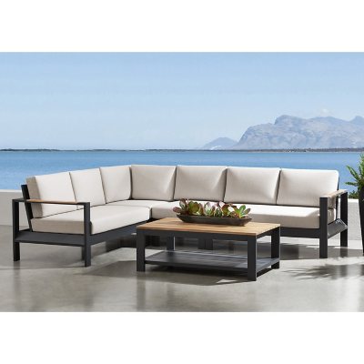 Click here for Members Mark Vista Sectional Set with Sunbrella Fa... prices
