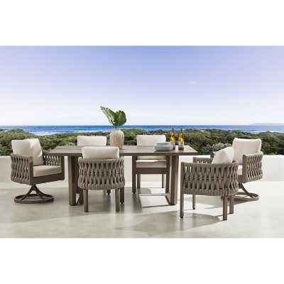 Member's Mark Halifax Dining Set with Sunbrella Fabric, 7pc - Sam's Club