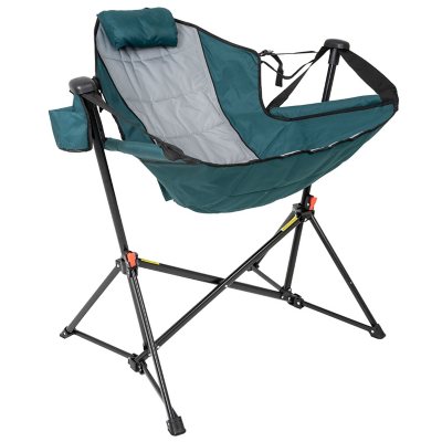 Click here for Members Mark Swing Lounger Camp Chair:- Green Smok... prices