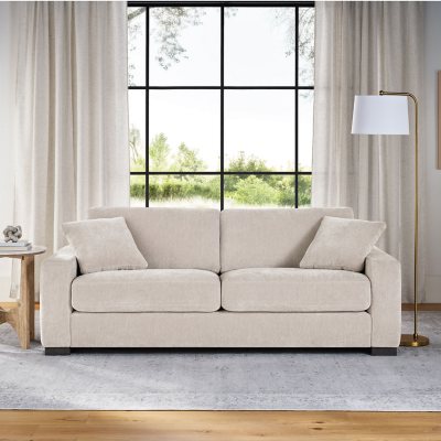 Click here for Members Mark Harrison Fabric Sofa:- Ivory prices