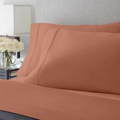 Click here for Members Mark 700TC Sheet Set:- Terracotta Dream  T... prices