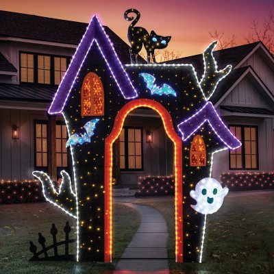 Member's Mark 10' Pre-Lit Haunted House Arch - Sam's Club