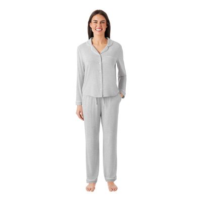 Click here for Members Mark Womens Notch Collar Pajama Set GreyXL... prices