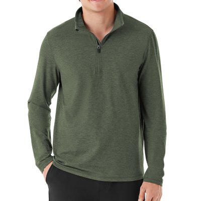 Click here for Members Mark Mens Favorite Soft Quarter Zip Green... prices