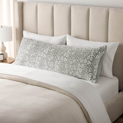 Members Mark Plush Body Pillow  52 x 20 (Assorted Styles):- Chelsea Leopard