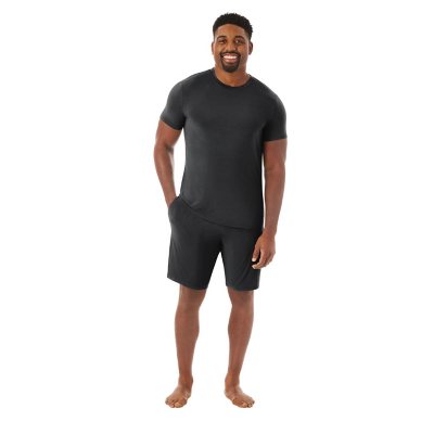 Click here for Members Mark Mens Ss And Short Pj Set Black XS:- B... prices