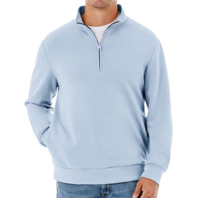 Click here for MemberS Mark Sandwash Quarter Zip Blue Xl:- Blue... prices